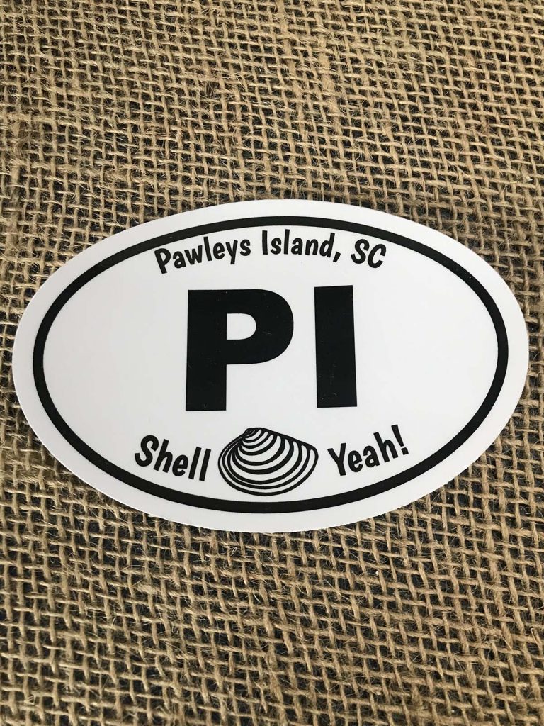 Pawleys Island Shell Yeah Decal - Pawleys Island General Store